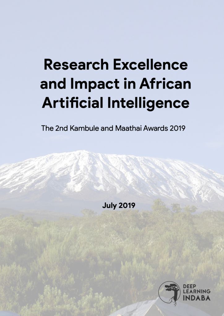 Outcomes of 2019 Kambule and Maathai Awards - Deep Learning Indaba
